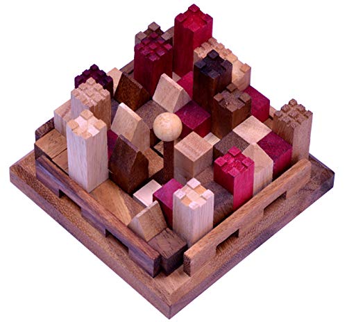 Burg - 3D Puzzle - Denkspiel - Knobelspiel - Geduldspiel - Logikspiel ...